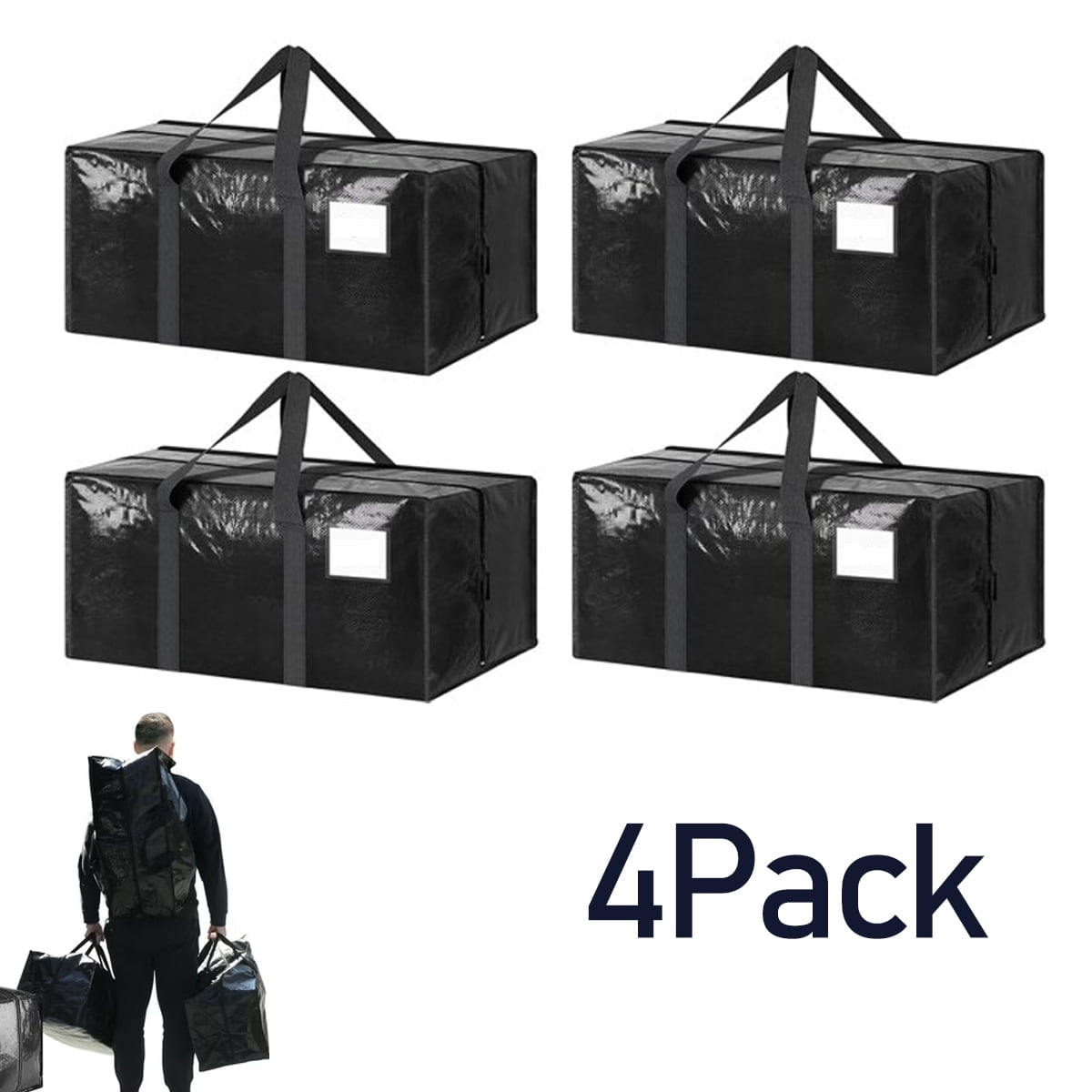 USIONE Storage ba Extra Heavy Duty Large Moving Bags with Strong Zipper ...