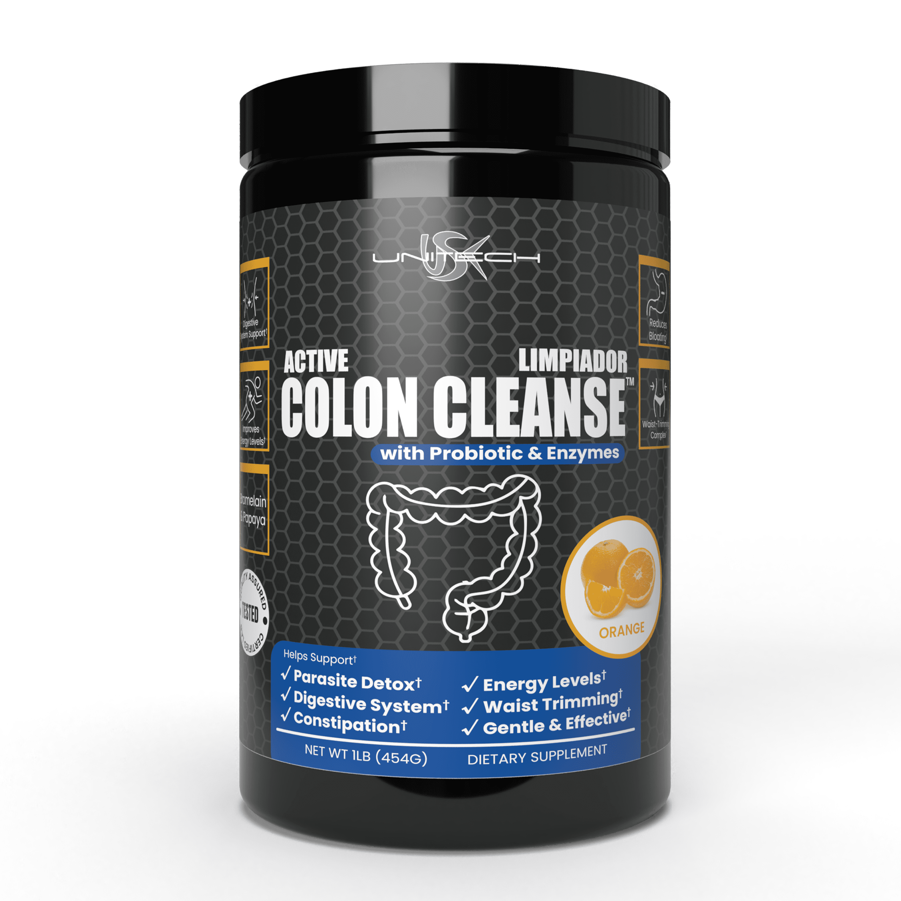USK Colon Cleanse with Probiotics & Enzymes | Detox & Digestive Support ...