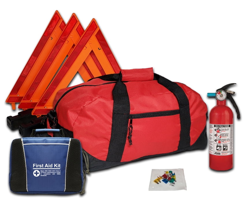 USKITS DOT Essential Compliant Safety Kit With 10 Person ANSI First Aid ...