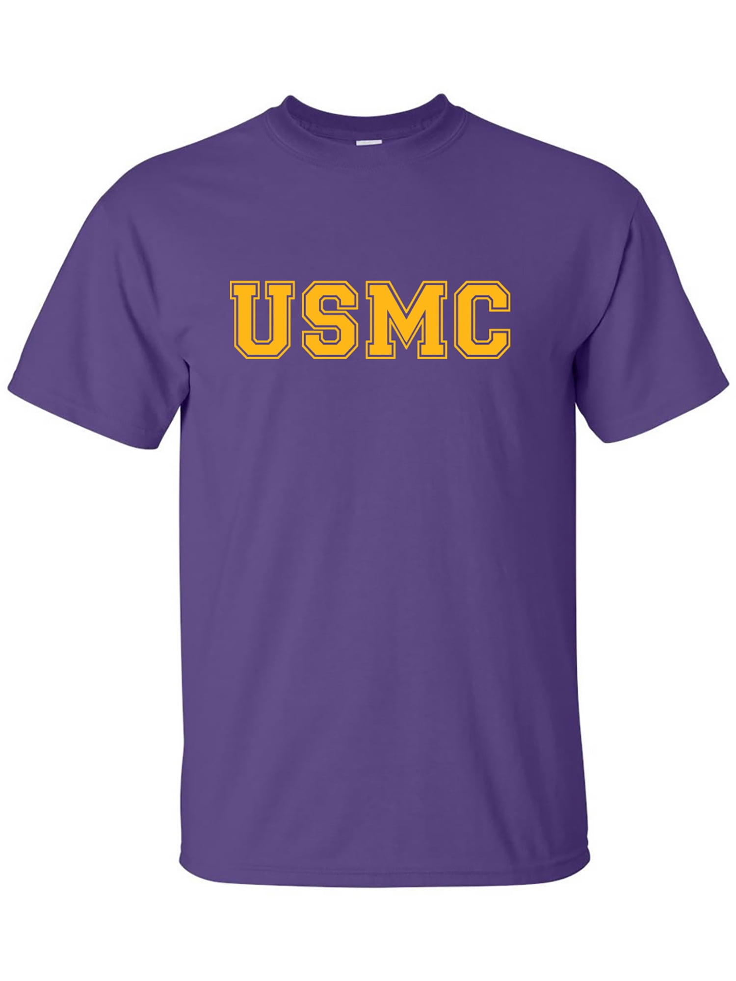 USMC Athletic Gold Adult Short Sleeve T-shirt - Walmart.com