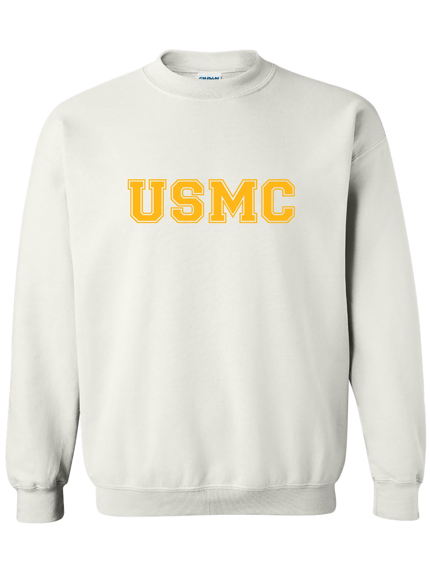 USMC Athletic Gold Crewneck Sweatshirt - Walmart.com