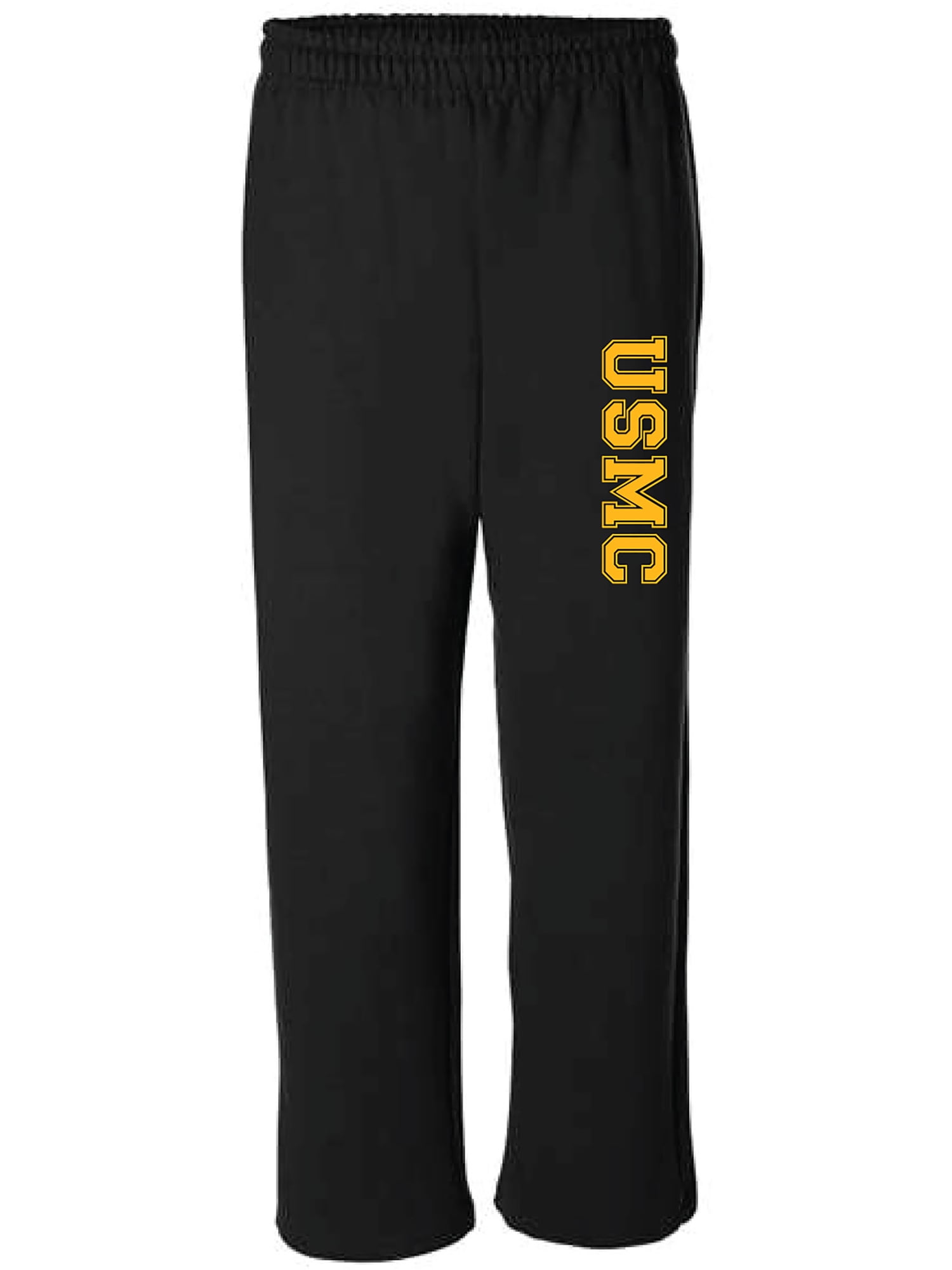 USMC Athletic Marines Military Style Open Bottom Sweat Pants - Walmart.com
