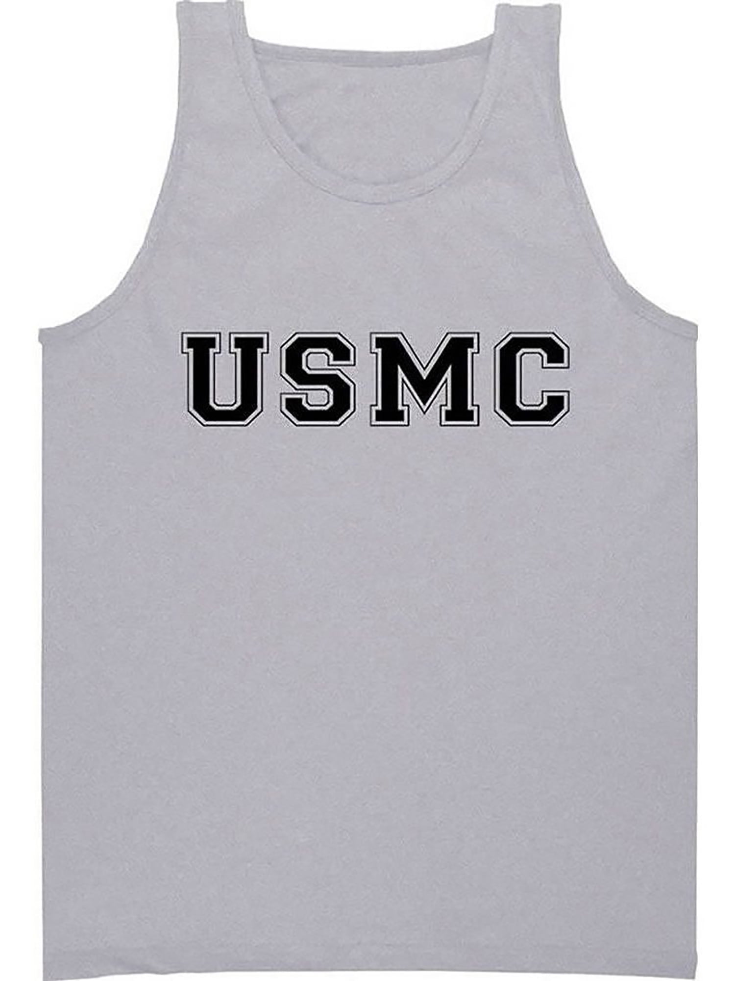 USMC Athletic United States Marines Tank Top in gray - Walmart.com