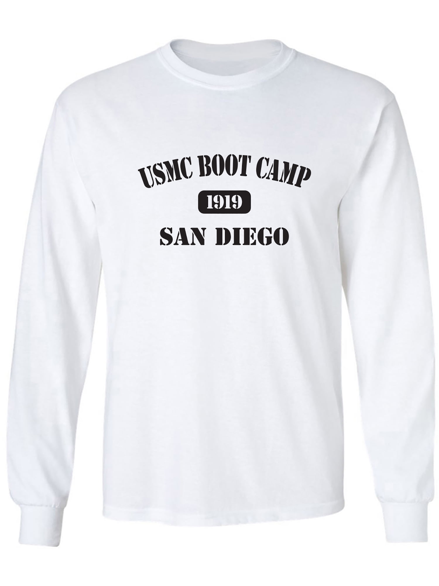 USMC Boot Camp San Diego Adult Long Sleeve T-shirt - Walmart.com