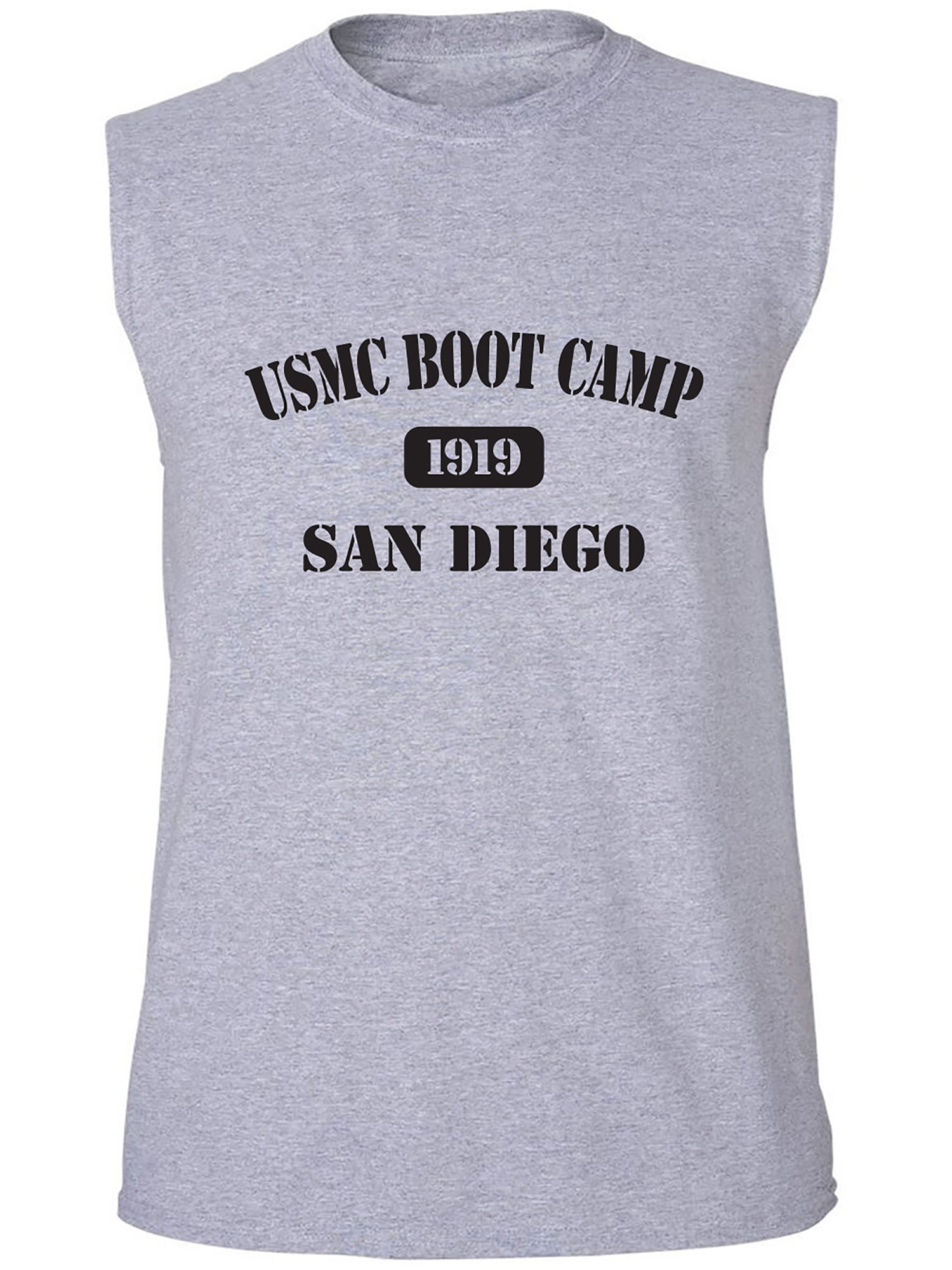 USMC Boot Camp San Diego Adult Sleeveless Tee - Walmart.com