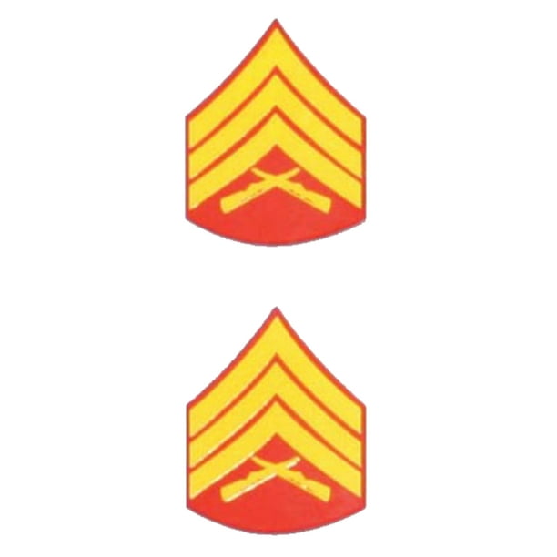 USMC E-5 SGT. Mini Decal (2 pc) - Veteran Owned Business - Walmart ...