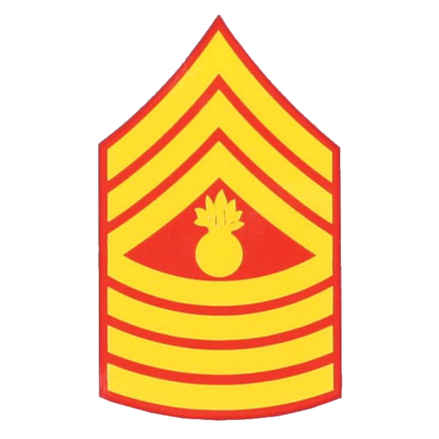 USMC E-9 Master Gunnery Sergeant MGysgt Decal - Veteran Owned Business ...