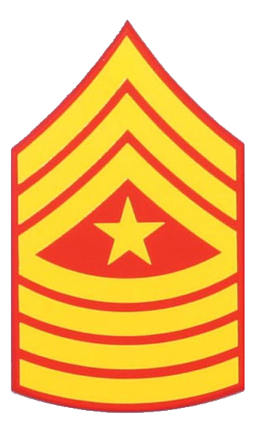 USMC E-9 SgtMaj Sergeant Major Decal - Veteran Owned Business - Walmart.com