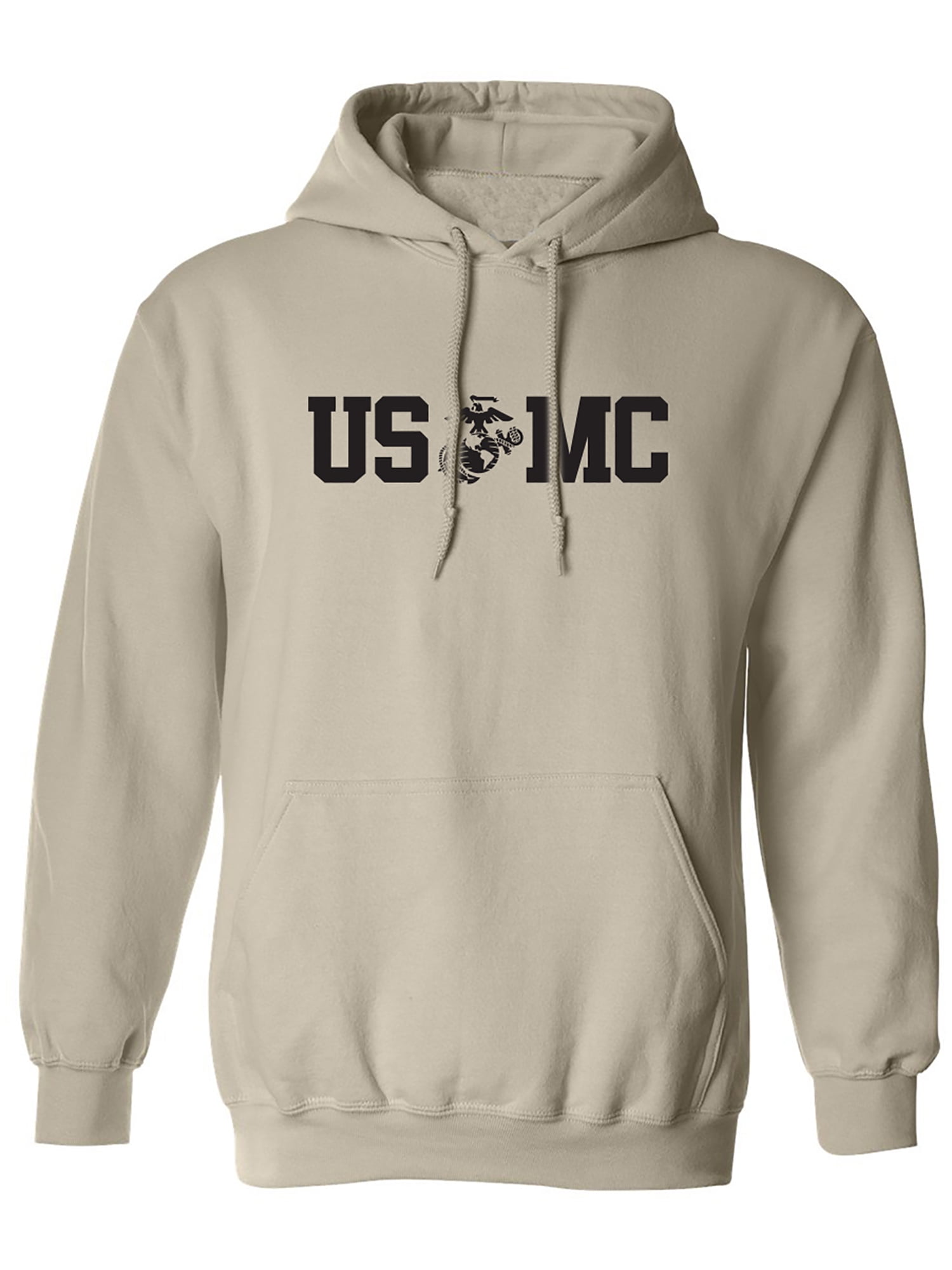 USMC Eagle Globe Anchor Adult Hooded Sweatshirt - Walmart.com