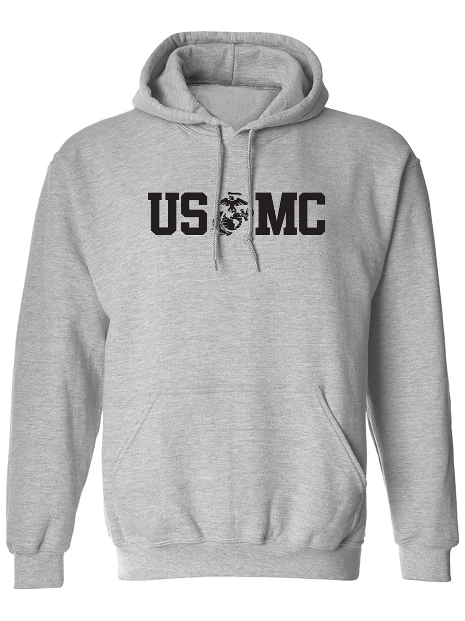 USMC Eagle Globe Anchor Adult Hooded Sweatshirt - Walmart.com