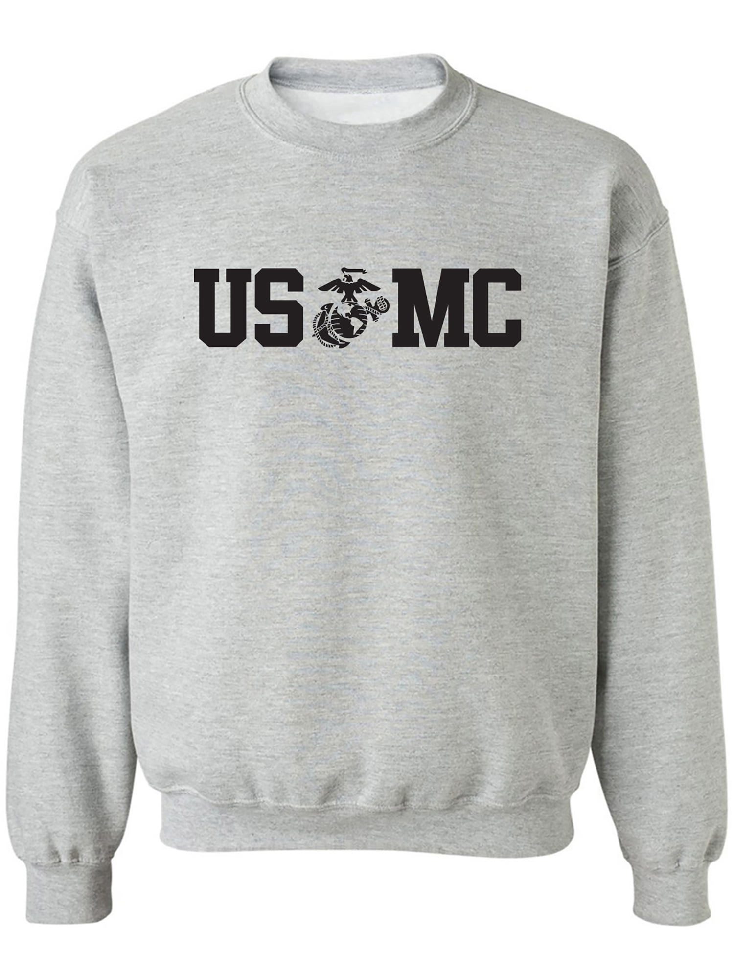 USMC Eagle Globe Anchor Crewneck Sweatshirt - Walmart.com