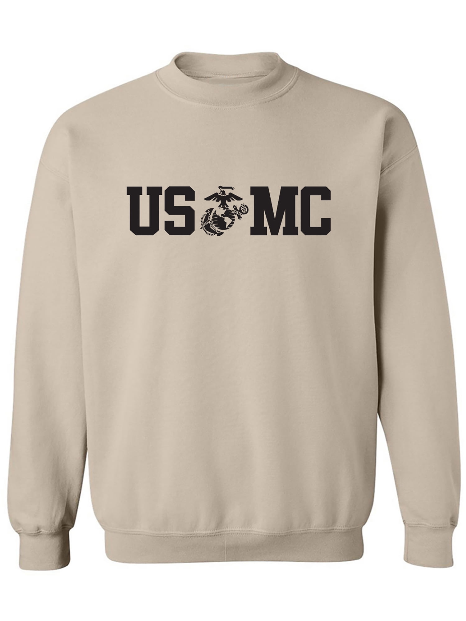 USMC Eagle Globe Anchor Crewneck Sweatshirt - Walmart.com