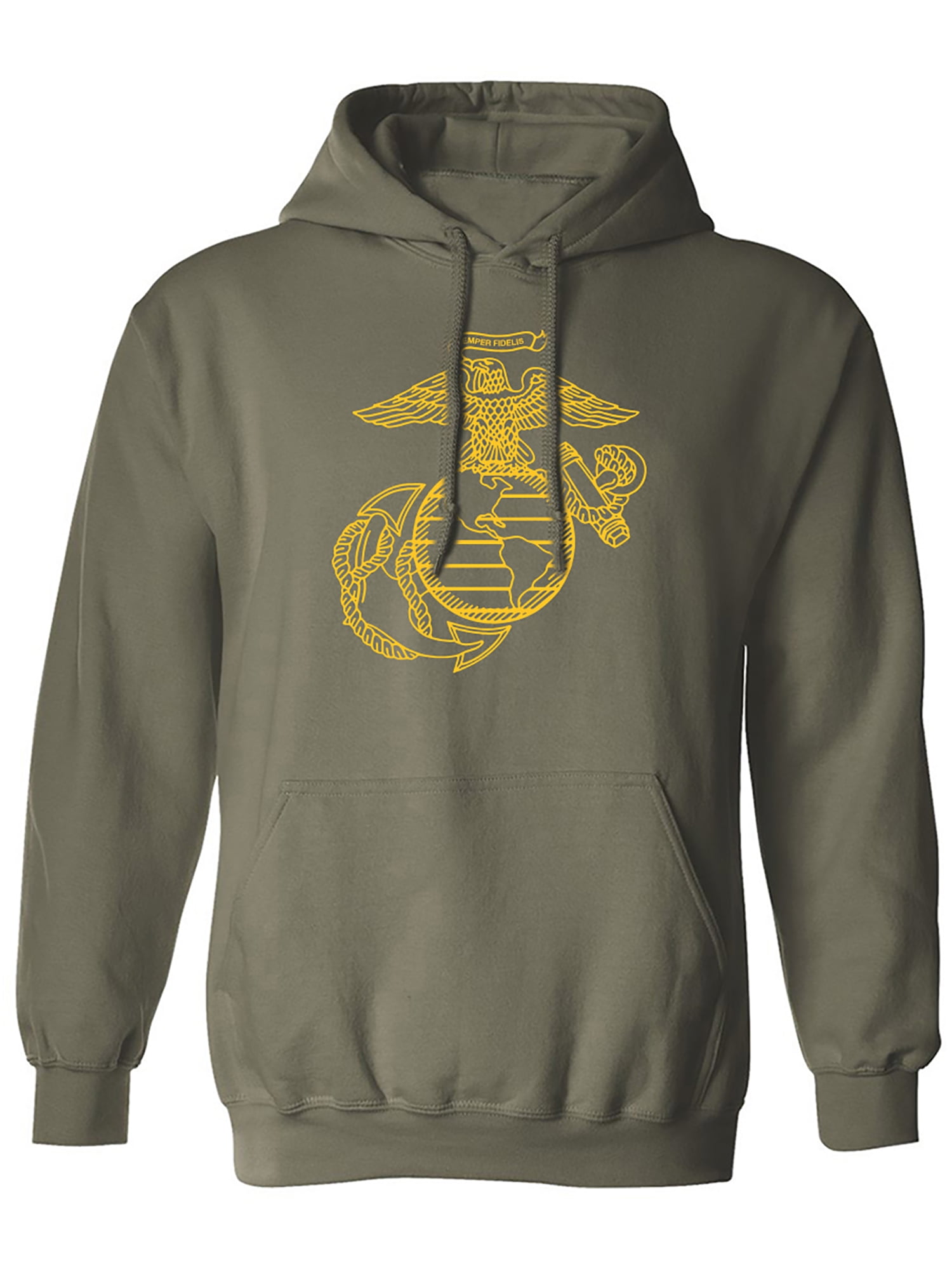 USMC "Eagle Globe and Anchor" Adult Hooded Sweatshirt - Walmart.com