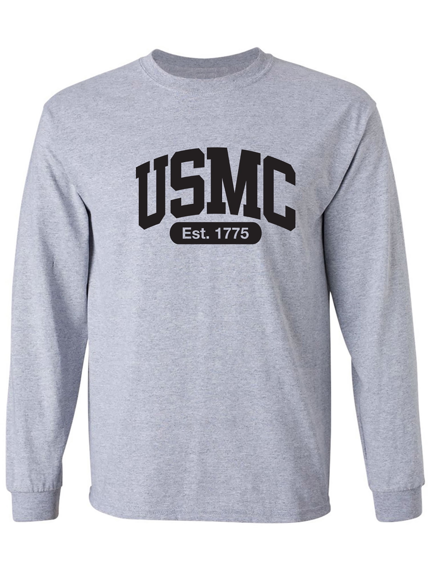 USMC Est.1775 Adult Long Sleeve T-shirt - Walmart.com