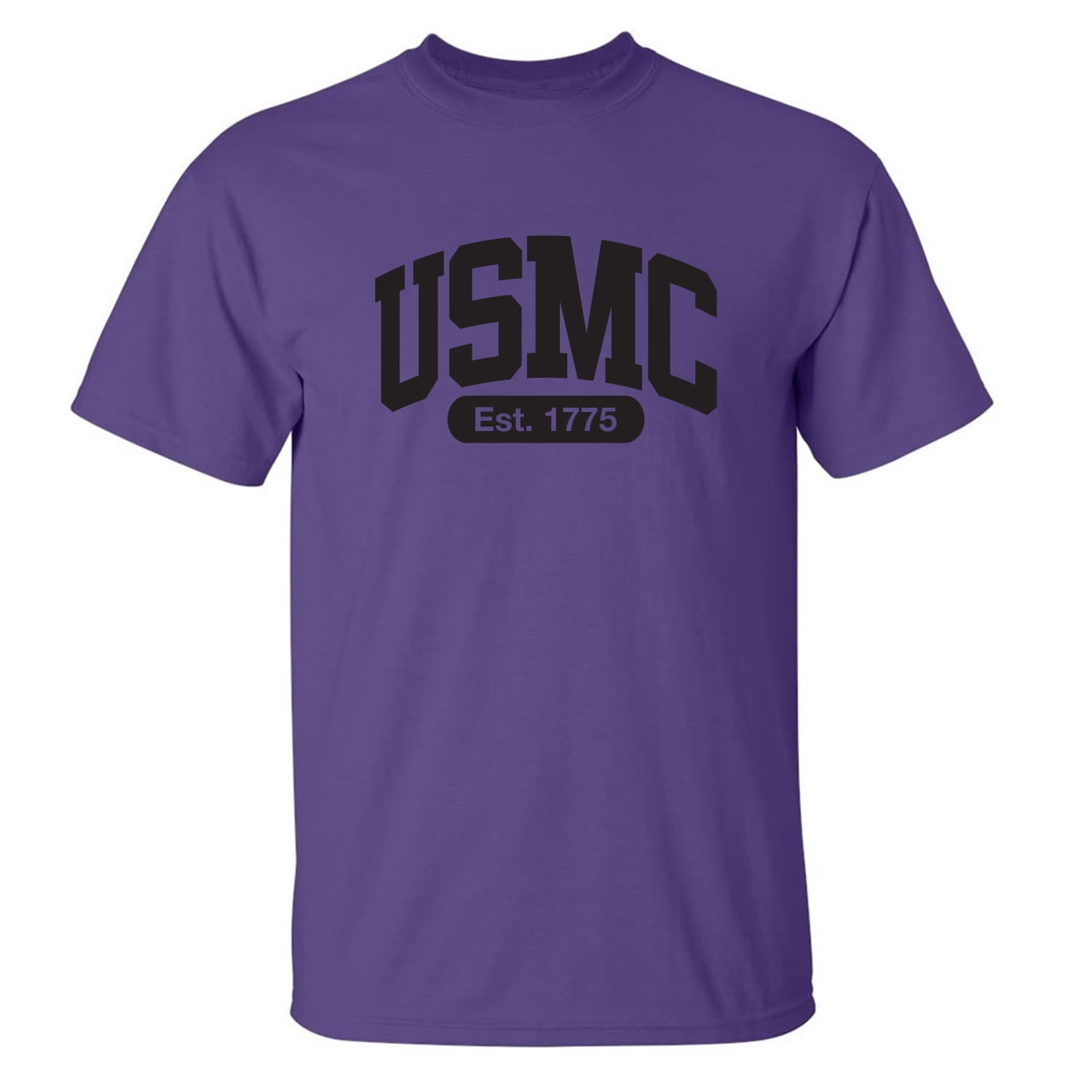 USMC Est.1775 Adult Short Sleeve T-shirt - Walmart Business Supplies