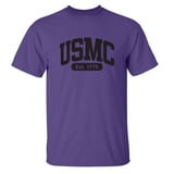USMC Est.1775 Adult Short Sleeve T-shirt - Walmart Business Supplies