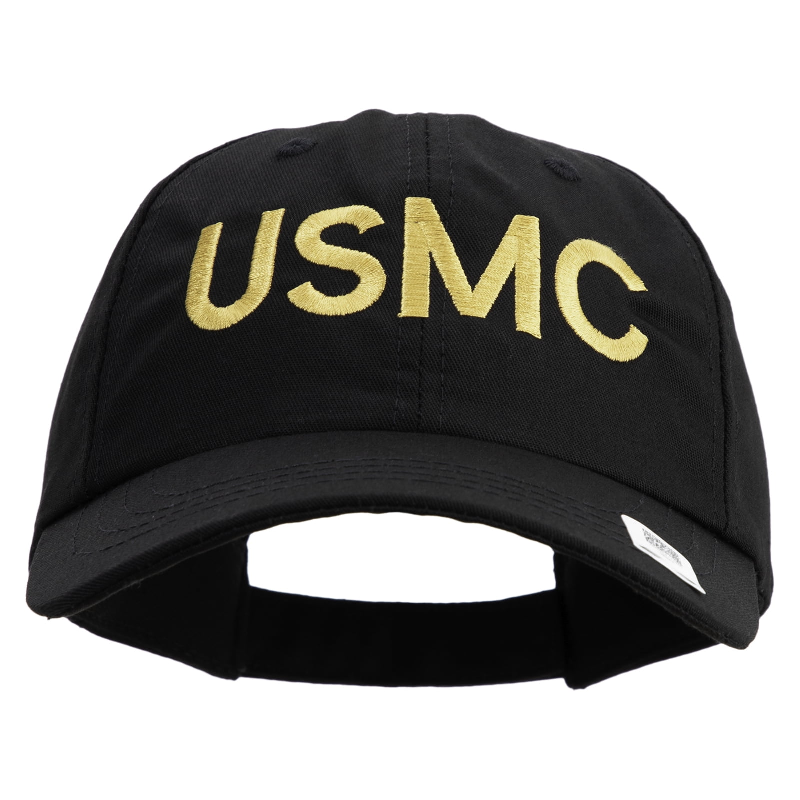 USMC Letter Embroidered 6 Panel Unstructured Cotton Twill Cap Made in ...