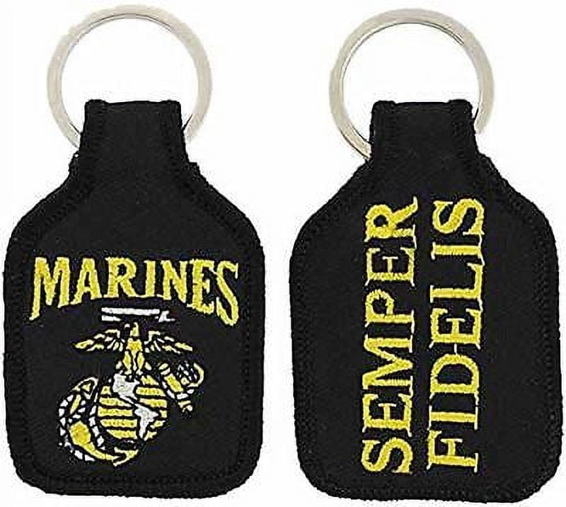 USMC MARINE CORPS EAGLE GLOBE AND ANCHOR EGA SEMPER FIDELIS KEY CHAIN ...
