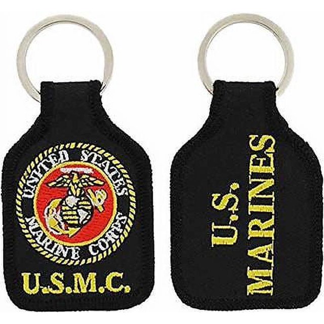 USMC MARINE CORPS OFFICIAL SEAL KEY CHAIN EAGLE GLOBE ANCHOR EGA SEMPER ...