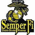 USMC MARINE CORPS SEMPER FI PATCH EAGLE GLOBE ANCHOR EGA FIDELIS DEVIL ...