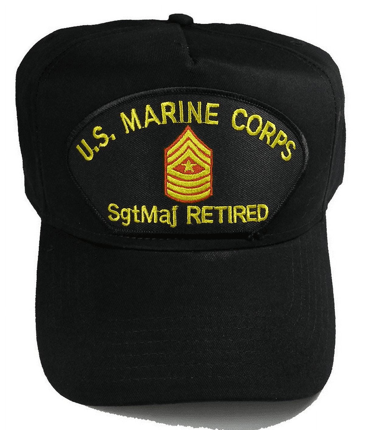 USMC MARINE CORPS SGTMAJ SERGEANT MAJOR E9 RETIRED HAT NCO NON ...