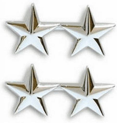 USMC Major General 2 Star Collar Rank Insignia - Walmart.com