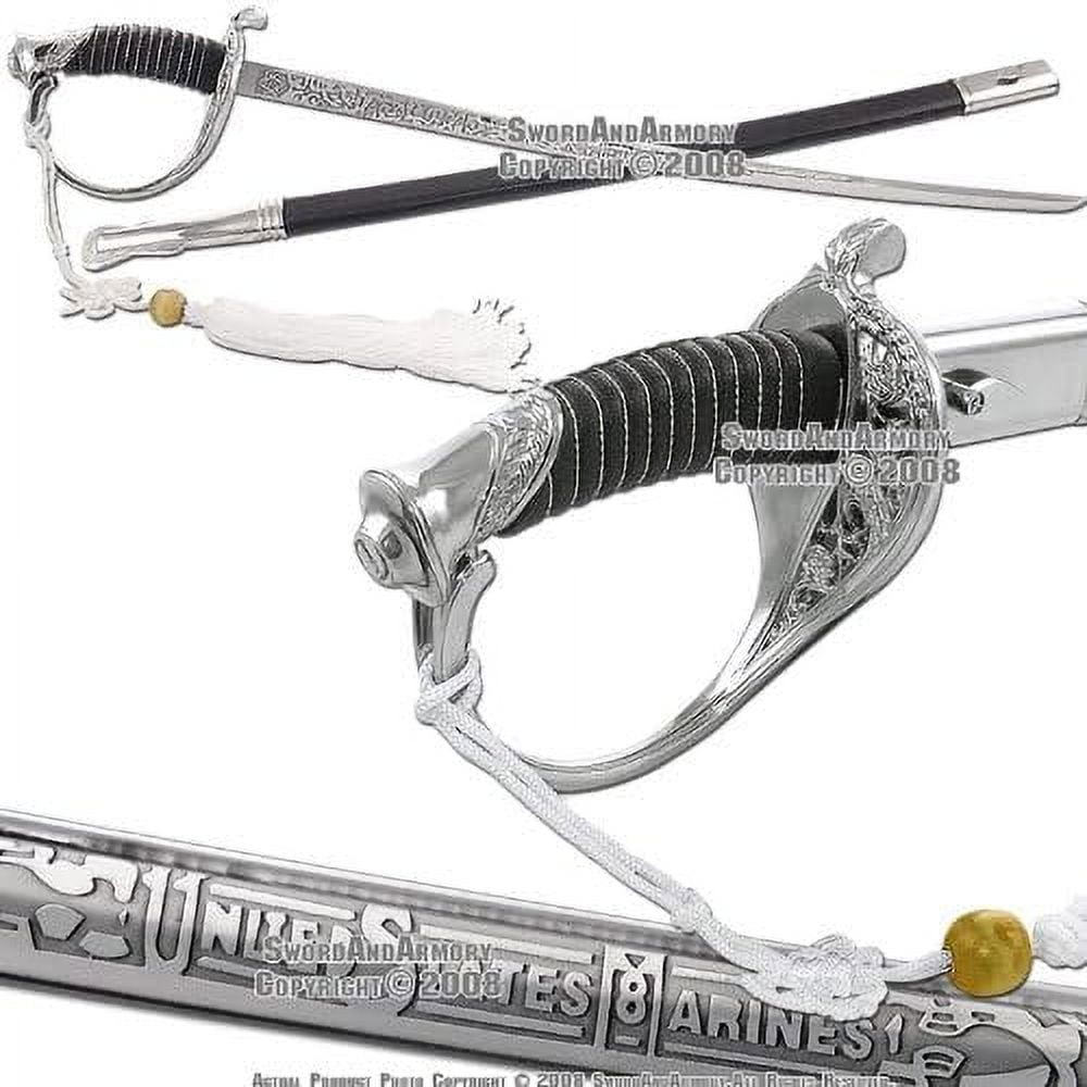 USMC Marine Corps Dress Uniform Officer NCO Sword SL - Walmart.com