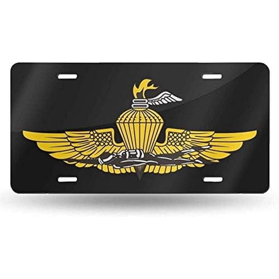 USMC Marine Corps Force Reconnaissance Recon Emblem License Plate Cover ...
