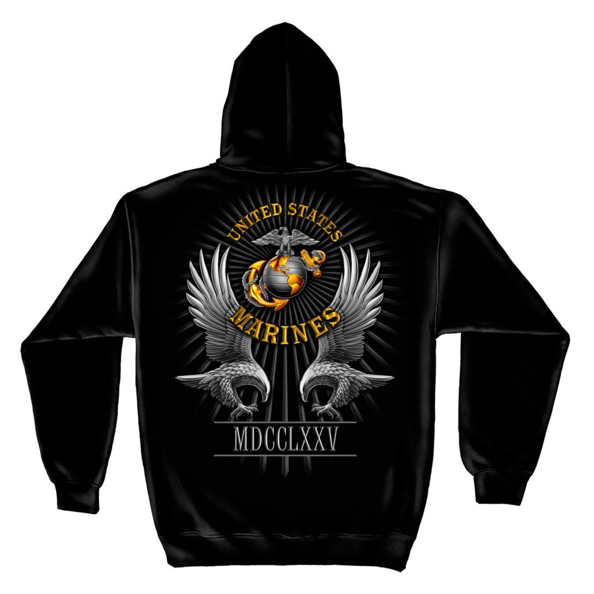 USMC Marine Corps Founded Date 1775 Military Sweatshirt by Erazor Bits ...