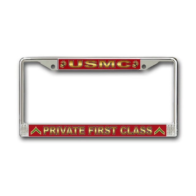 USMC 'Private First Class' License Plate Frame - Walmart.com
