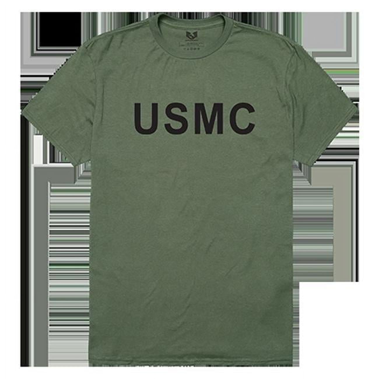 USMC Relaxed Graphic Tee - Olive - Medium - Walmart.com