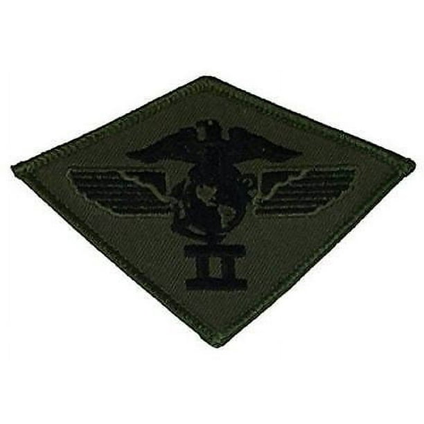 USMC SECOND 2ND MARINE AIR WING MAW PATCH OD OLIVE DRAB GREEN MARINE ...