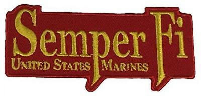 Semper FI United States Marines USMC Patch - Color - Veteran Owned ...