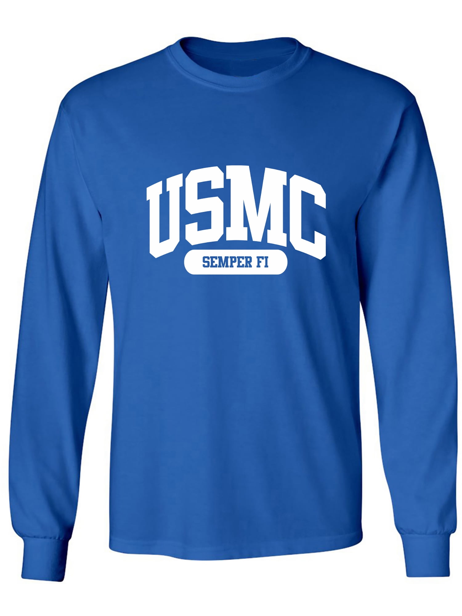 USMC Semper Fi Adult Long Sleeve T-shirt - Walmart.com