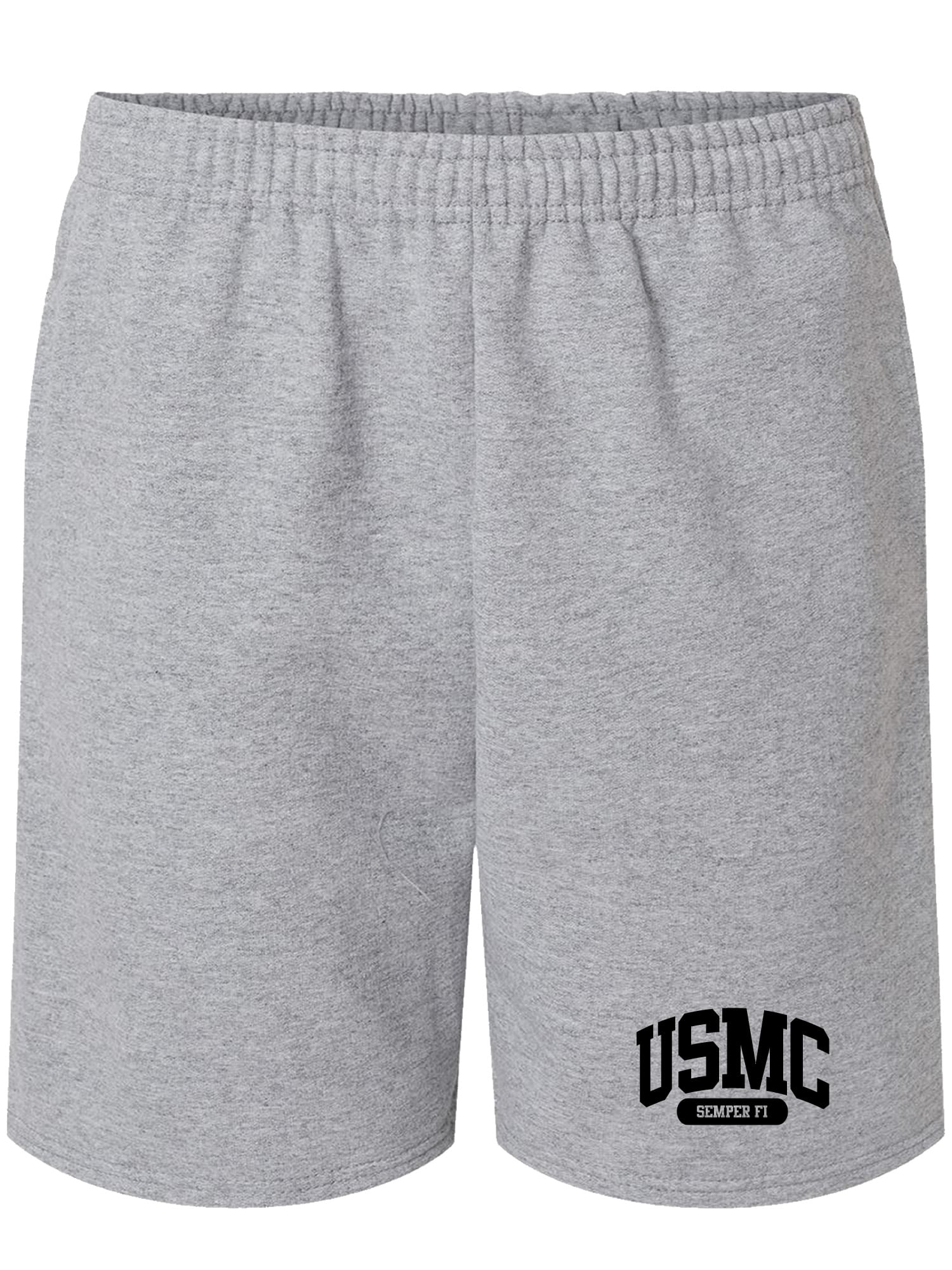 USMC Semper Fi Black Print Super-comfort sweatshorts - Walmart.com