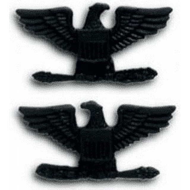 USMC Subdued Metal Colonel Collar Rank Insignia - Walmart Business Supplies