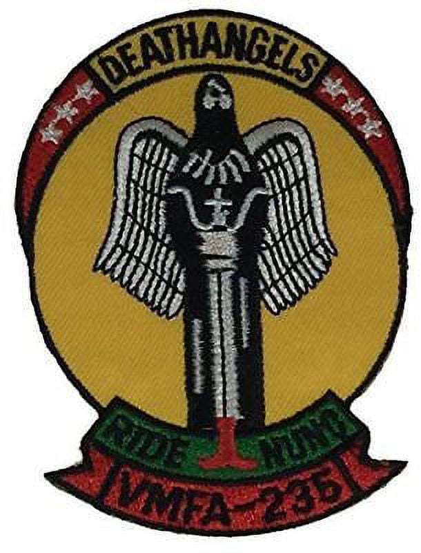 USMC VMFA-235 DEATH ANGELS PATCH MARINE FIGHTER ATTACK SQUADRON RIDE ...