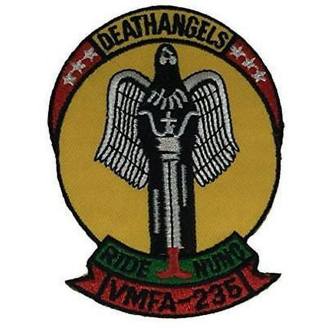 USMC VMFA-235 DEATH ANGELS PATCH MARINE FIGHTER ATTACK SQUADRON RIDE ...