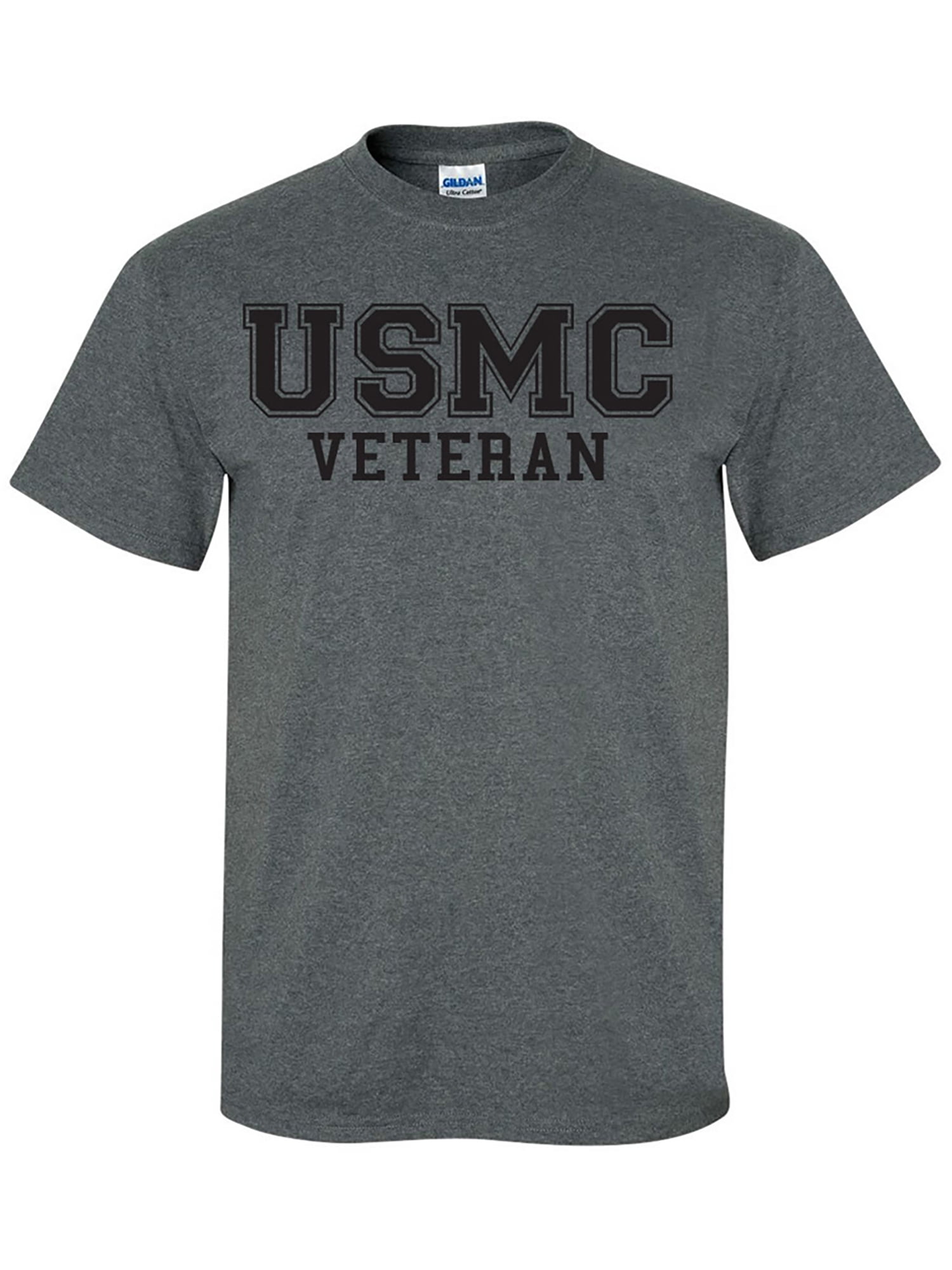USMC Veteran Athletic logo Marines Short Sleeve T-Shirt - Walmart.com