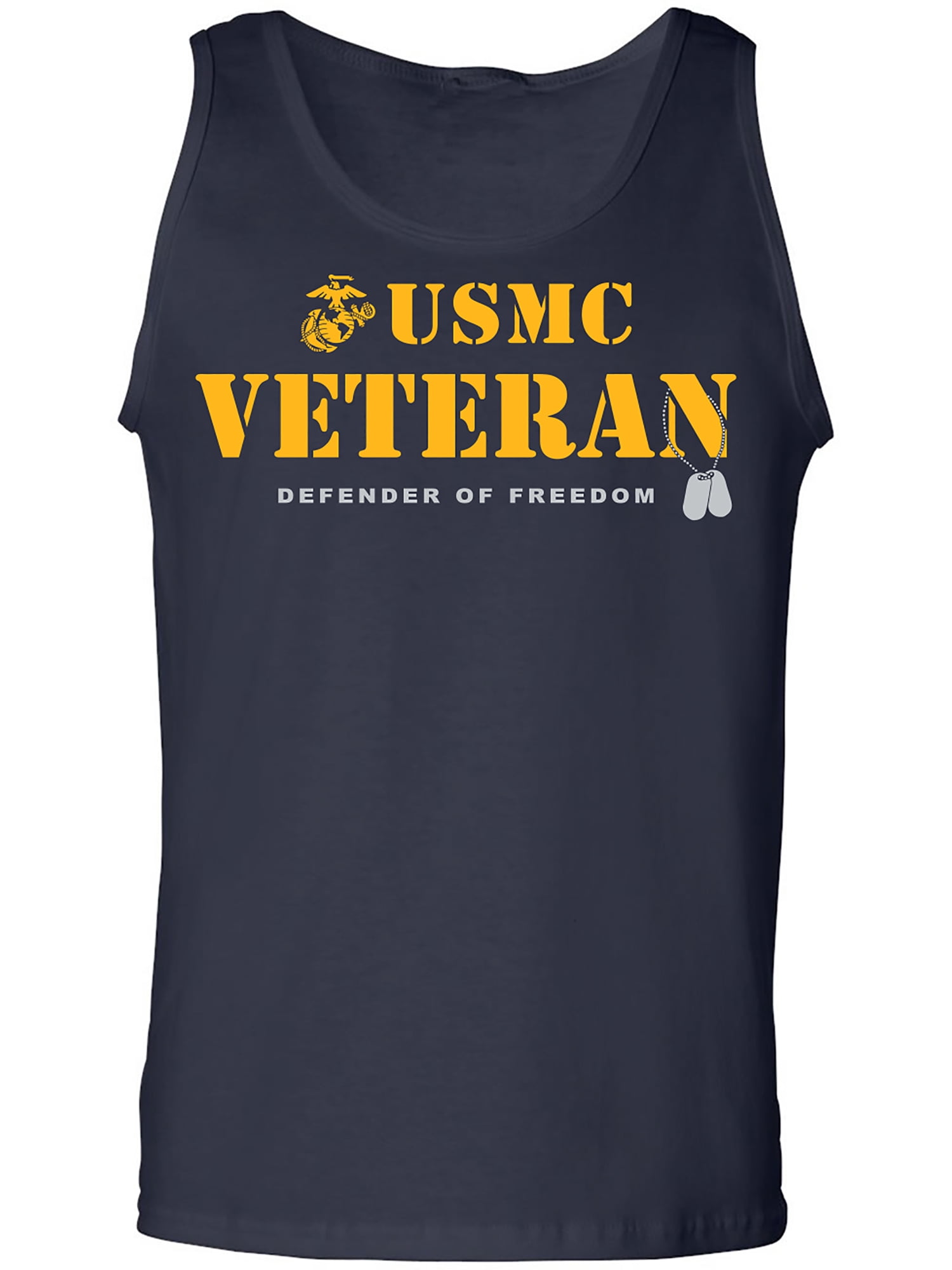 USMC Veteran Defender of Freedom Adult Tank Top - Walmart.com