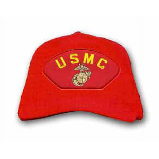 USMC with EGA Red Ball Cap - Walmart.com