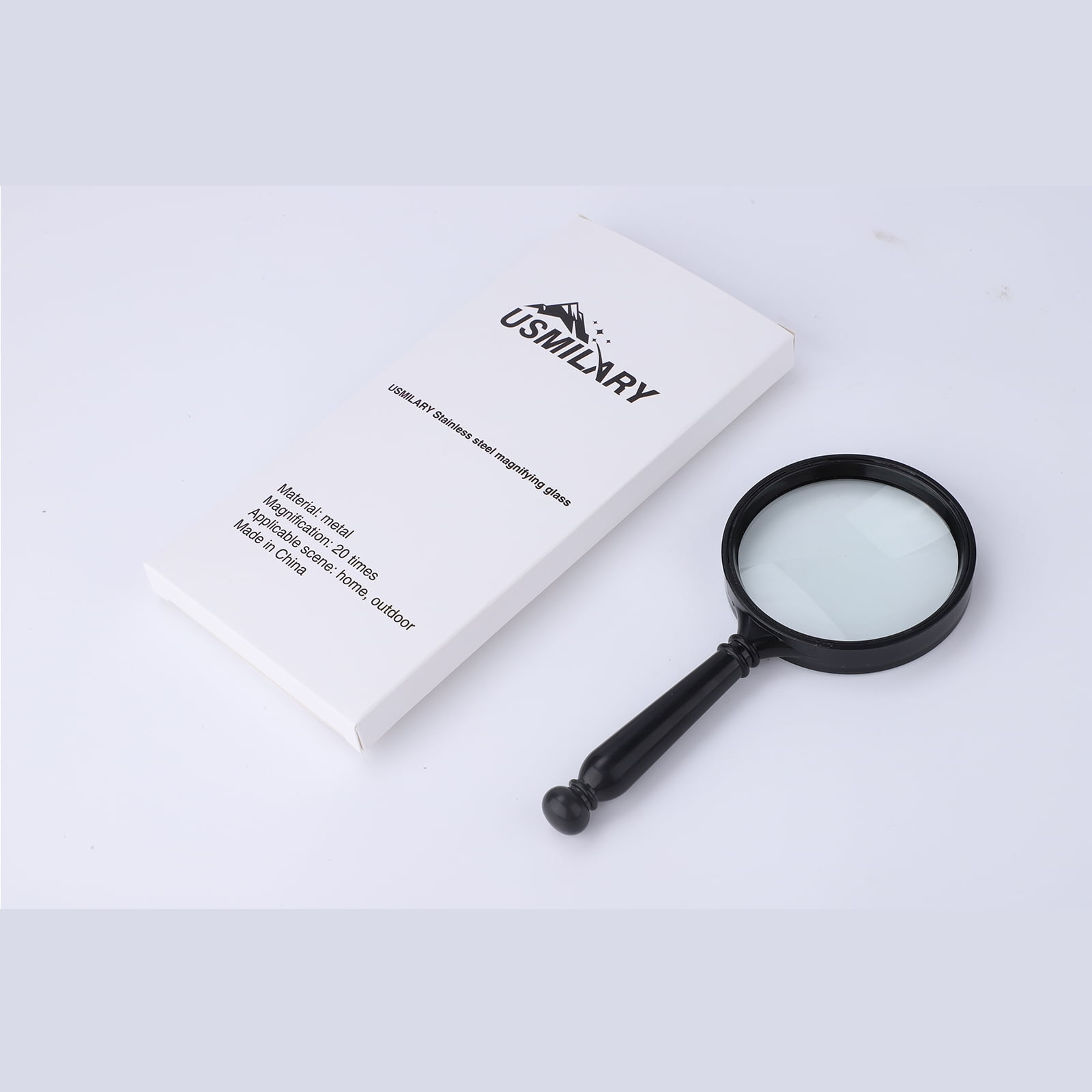 USMILARY Handheld Reading Magnifier, 10X 30X Magnifier, 75mm ...
