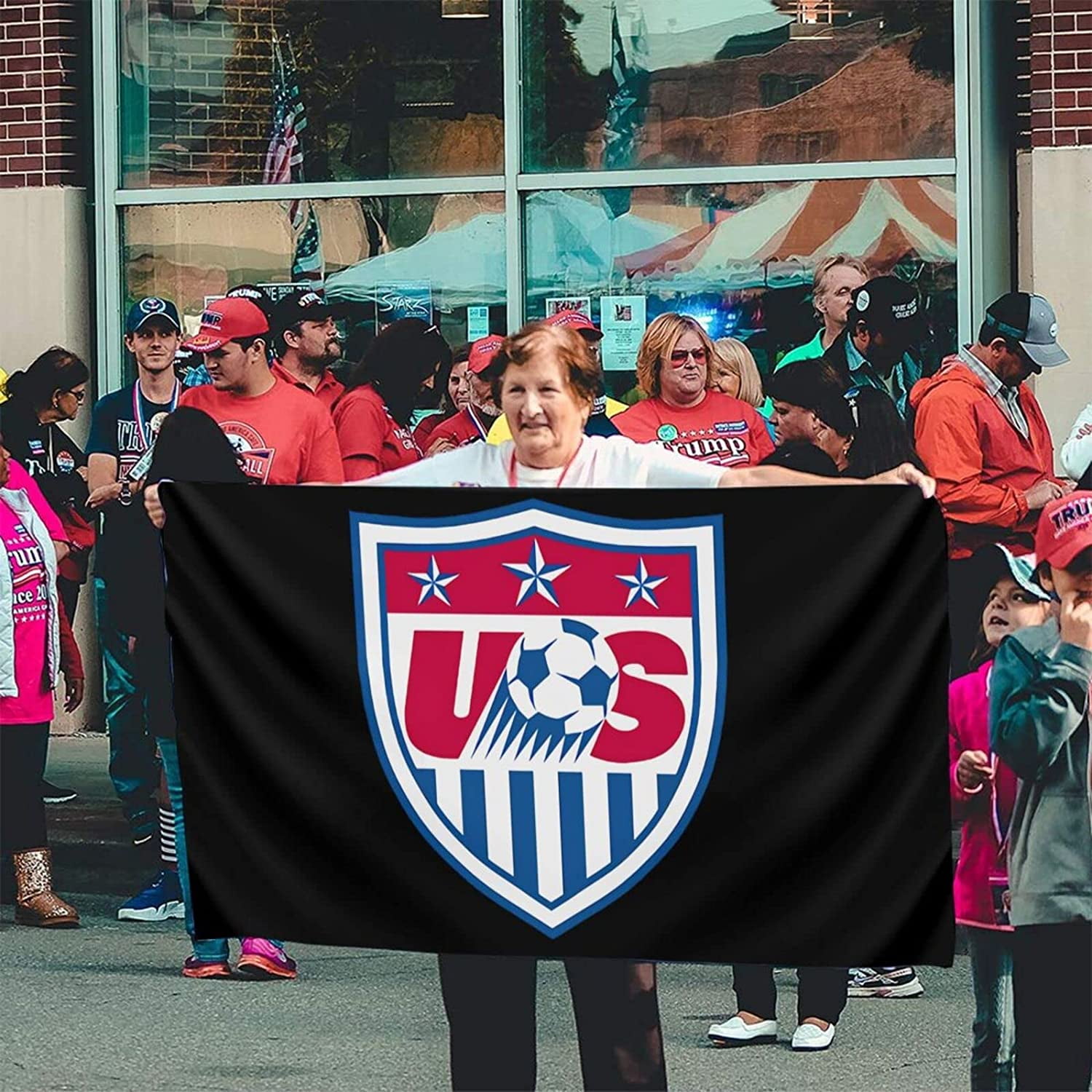 USMNT Garden Flag 3x5 Ft Decor Outdoor Banner Sign Party Parade Breeze ...