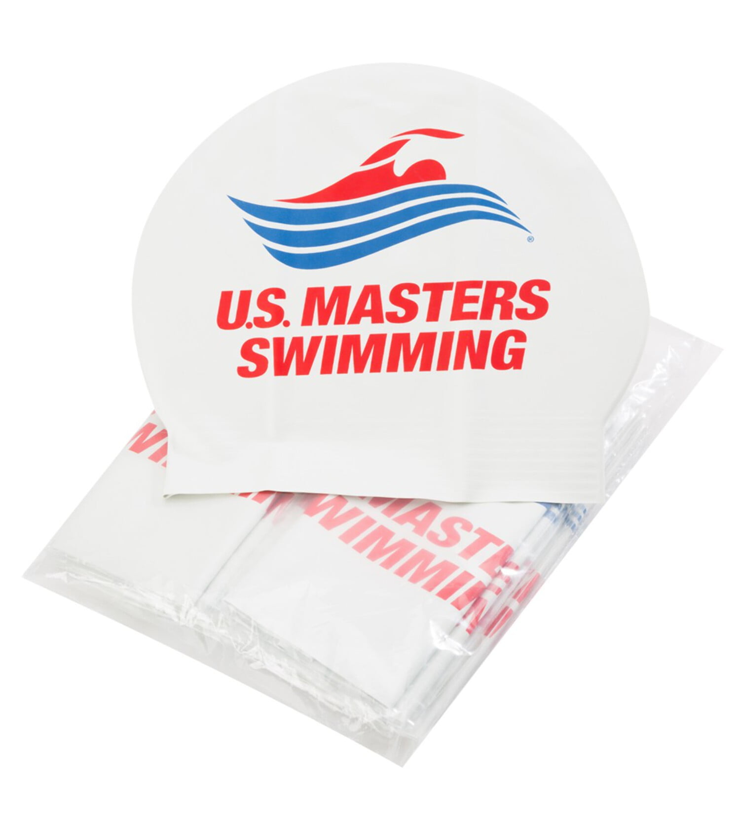 USMS Pack of 20 Latex Swim Caps - Walmart.com