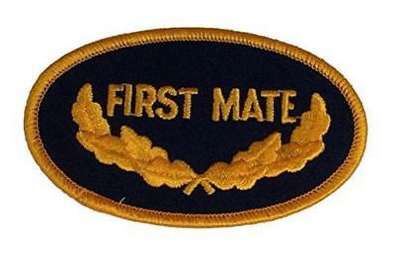 USN NAVY 1ST FIRST MATE PATCH NAVY GOLD SCRAMBLED EGGS XO OFFICER ...