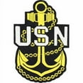 USN NAVY CHIEF PETTY OFFICER CPO ANCHOR PATCH E-7 SAILOR VETERAN ...