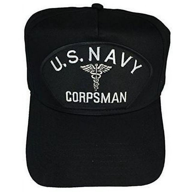 USN NAVY CORPSMAN HAT CAP DOC CADUCEUS VETERAN ACTIVE DUTY RETIRED ...