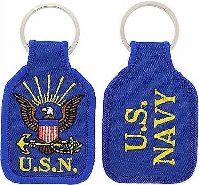 USN NAVY LOGO KEY CHAIN SAILOR VETERAN RETIRED ACTIVE DUTY SHIP ...