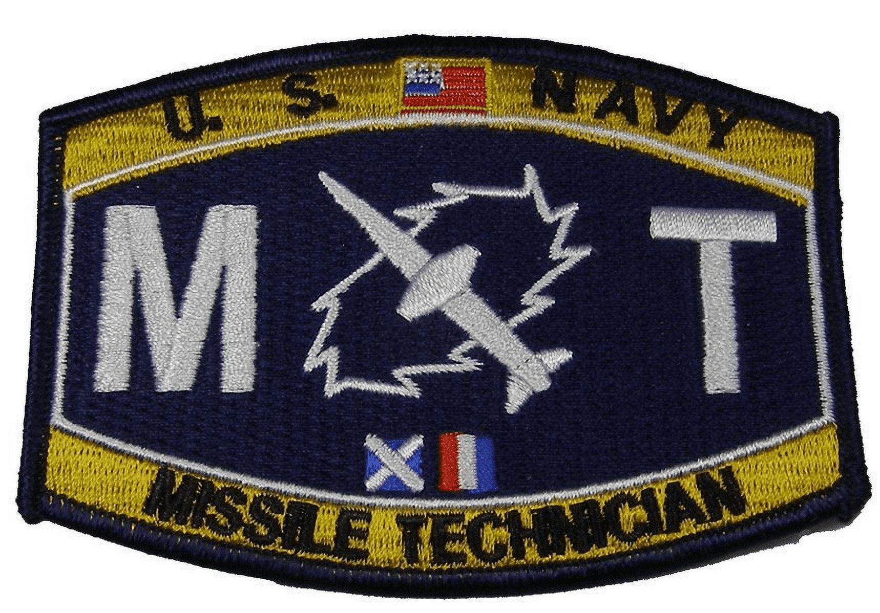 USN NAVY MT MISSILE TECHNICIAN MOS RATING PATCH SAILOR VETERAN ...