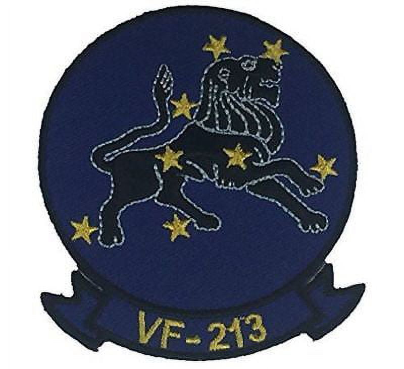 USN NAVY STRIKE FIGHTER SQUADRON VF-213 BLACK LIONS PATCH NAS OCEANA ...